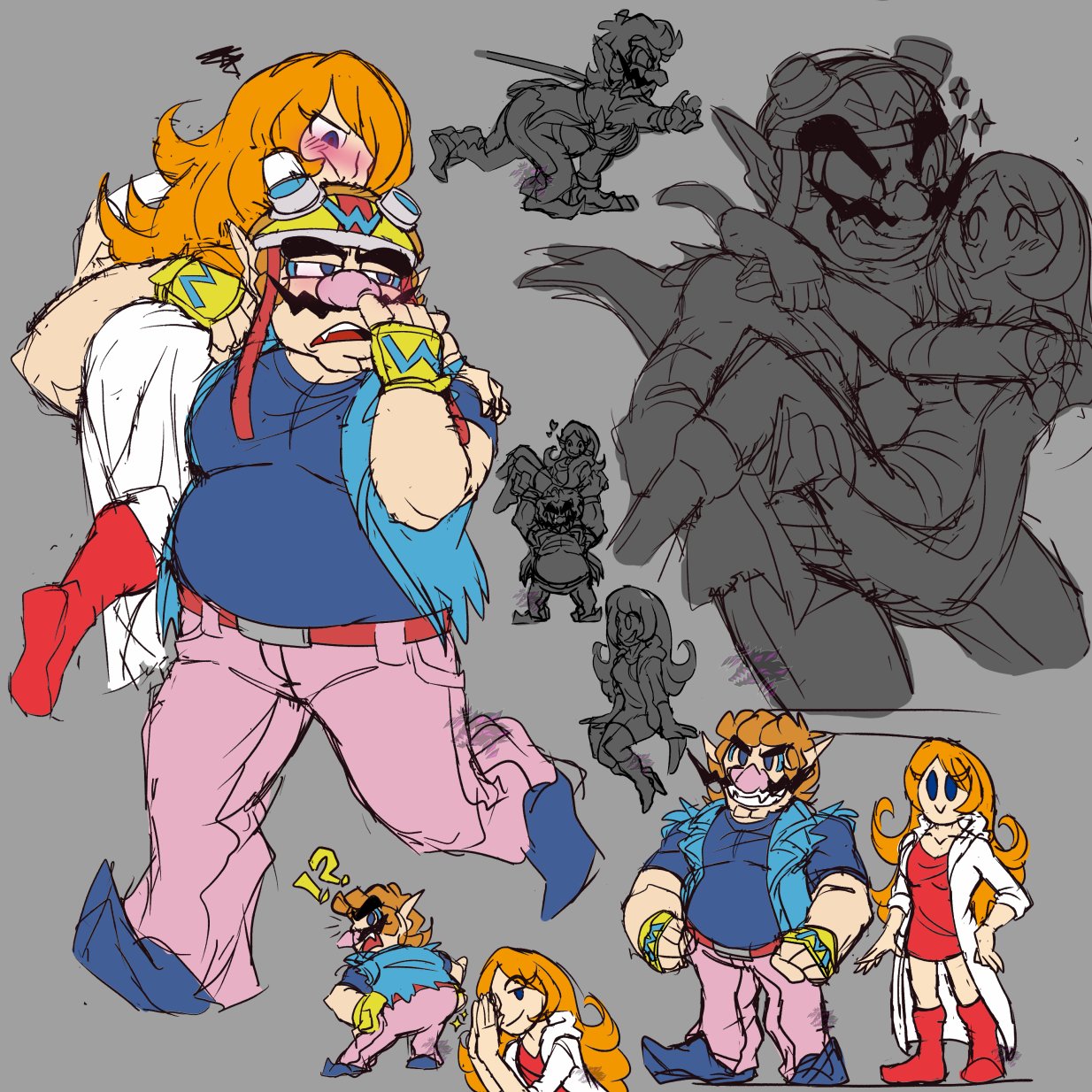 Wario X Mona