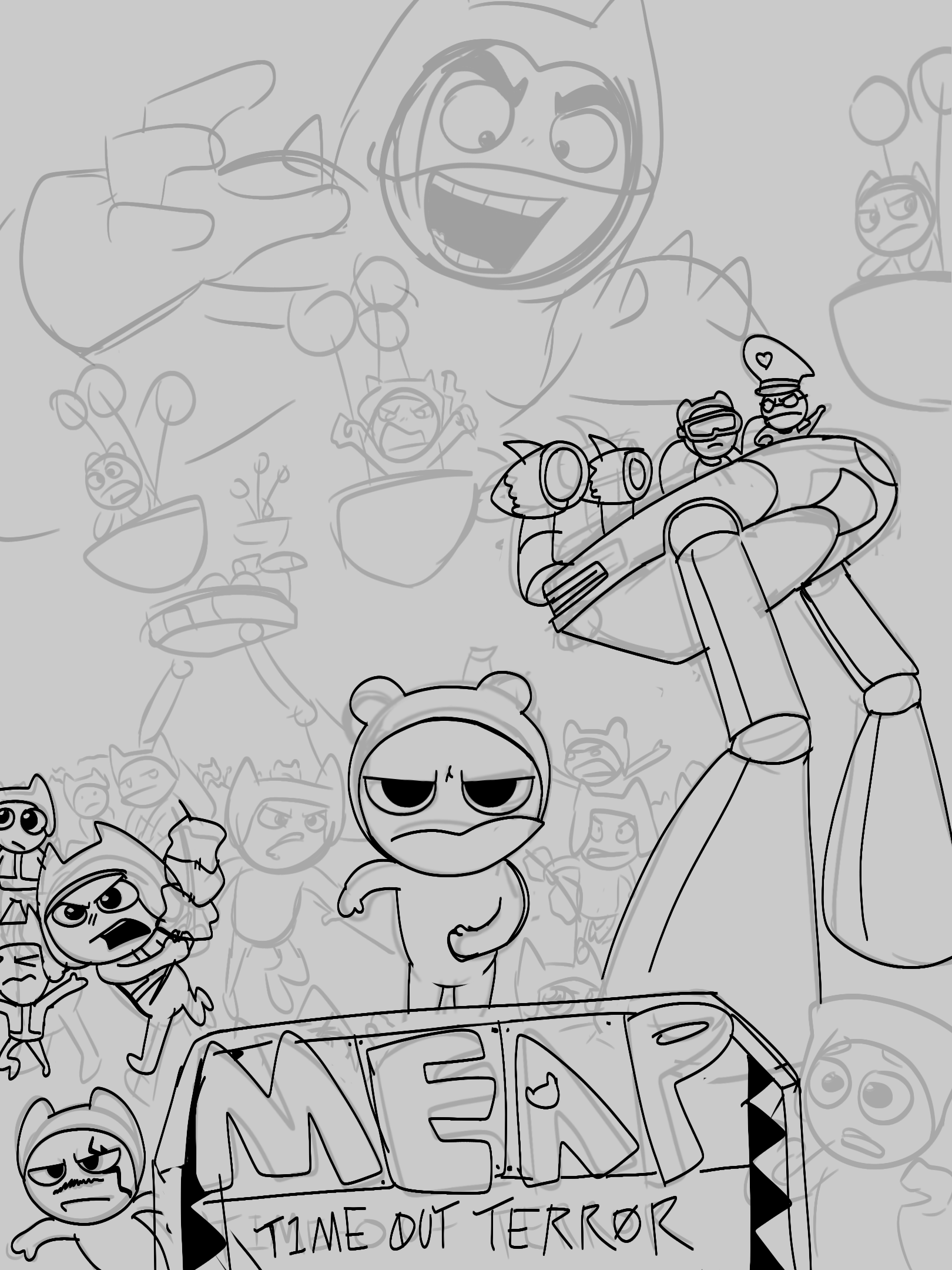 Phineas And Ferb Meap Coloring Pages