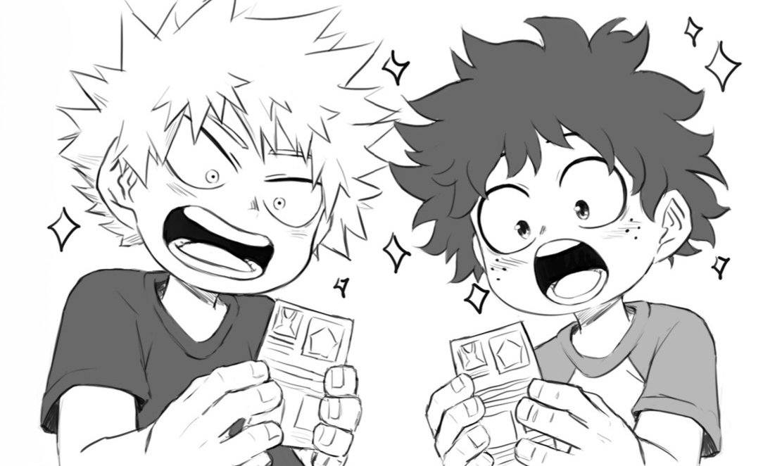 「💥🎸 Rockstar Kacchan and N°1 Fan Deku 💚🥦 🧡 Happy BakuDek」Athena-av art 🐺🎃👻 MY SHOP IS OPEN!の漫画