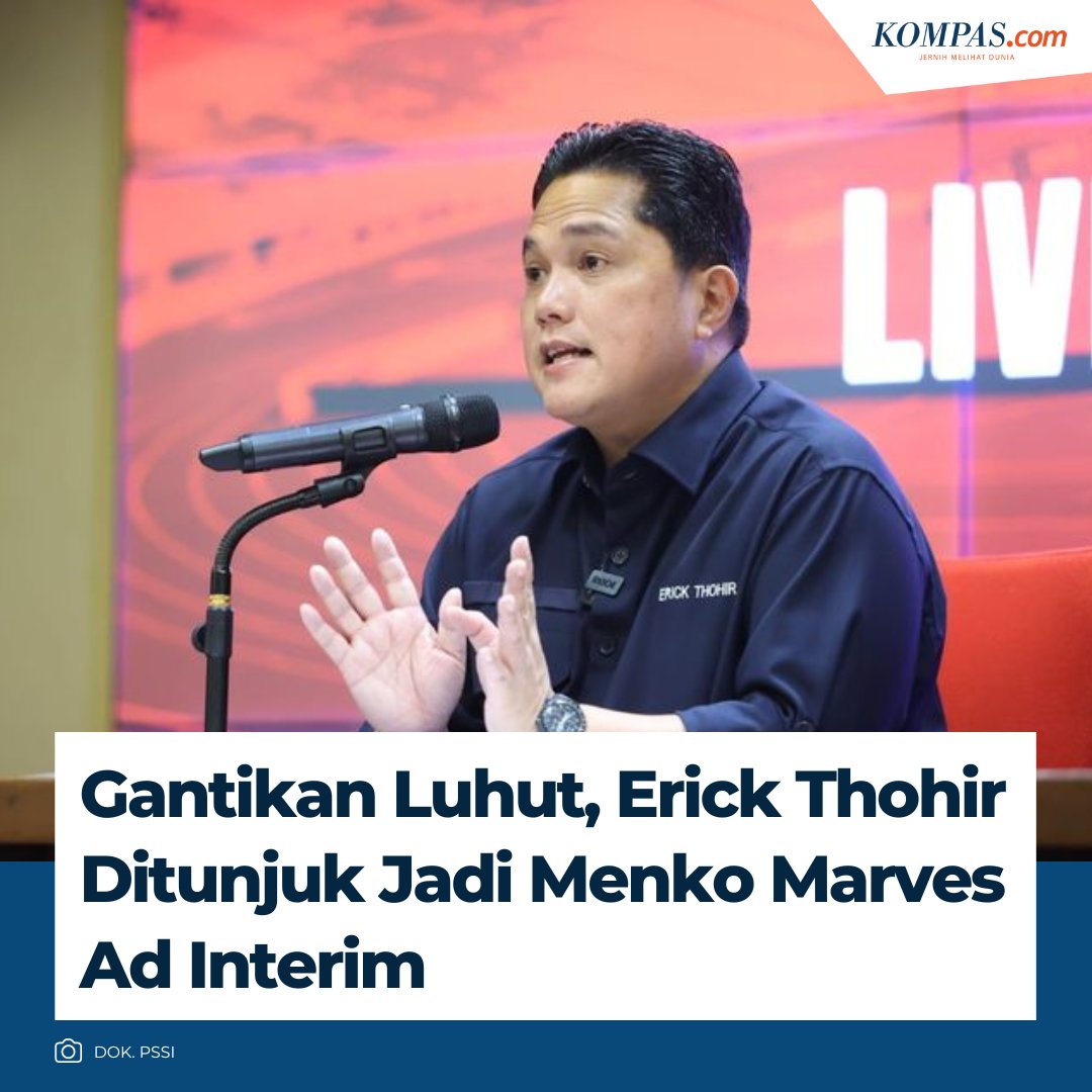 Memes Erick Thohir Gampang Beradaptasi, Erick Thohir Dinilai Kandidat