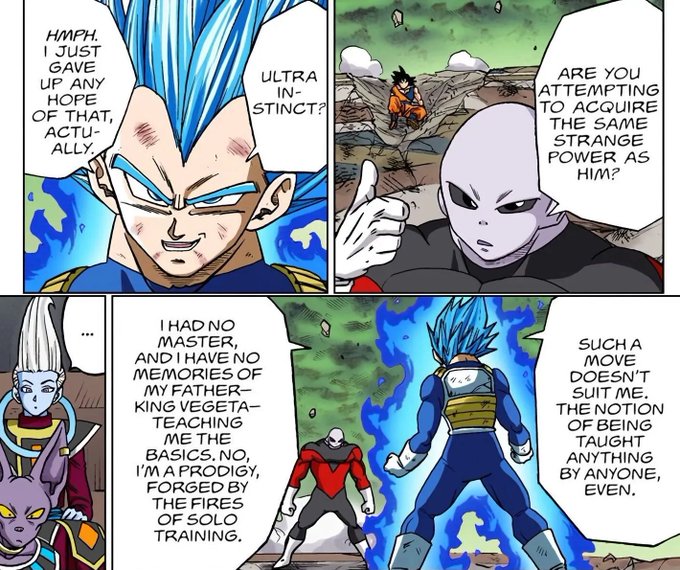 Jiren Questions Vegeta's Motives By .. | Dragon Ball Manga Panels さんの ...