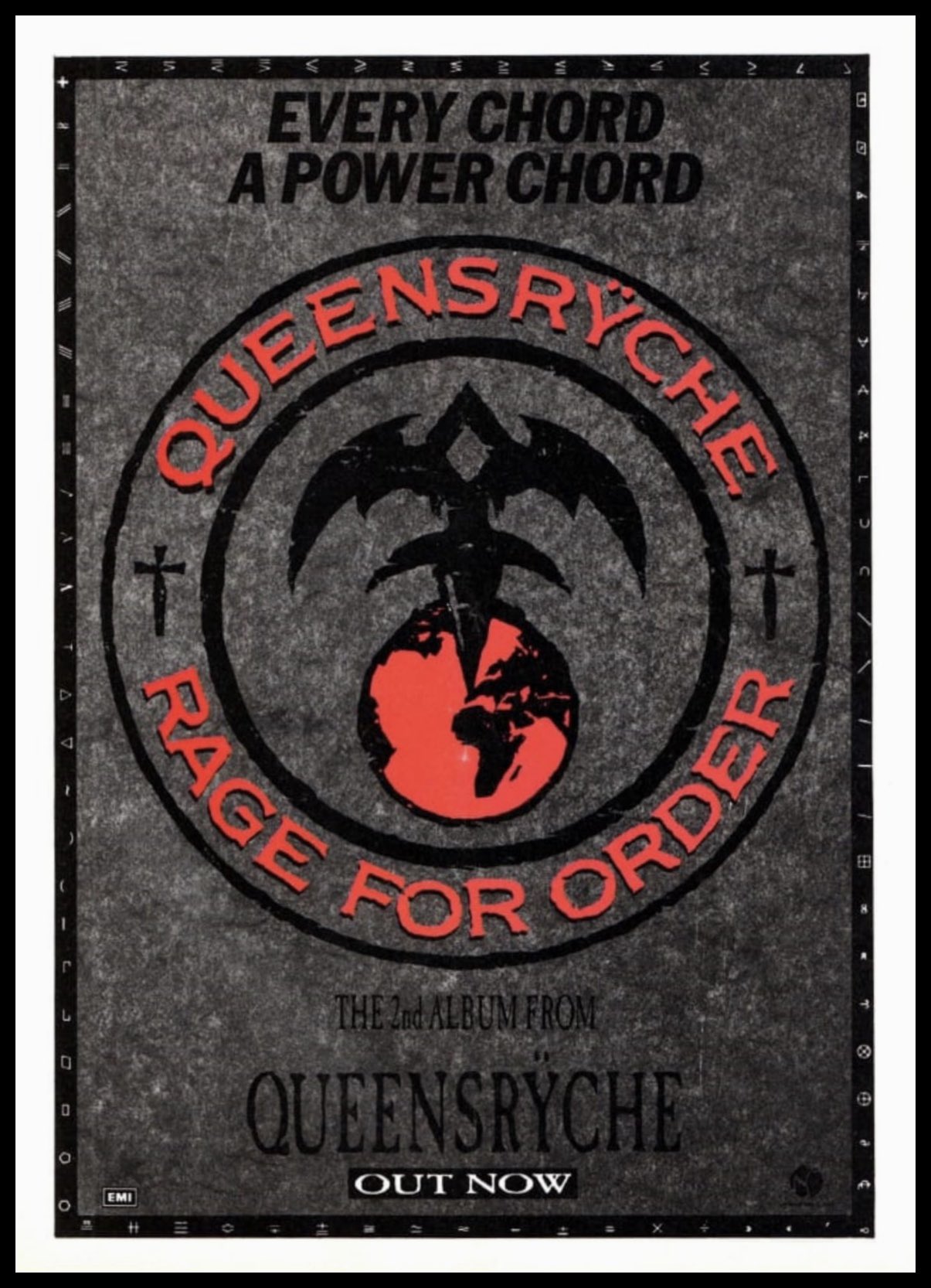Queensryche Rage For Order Album Cover