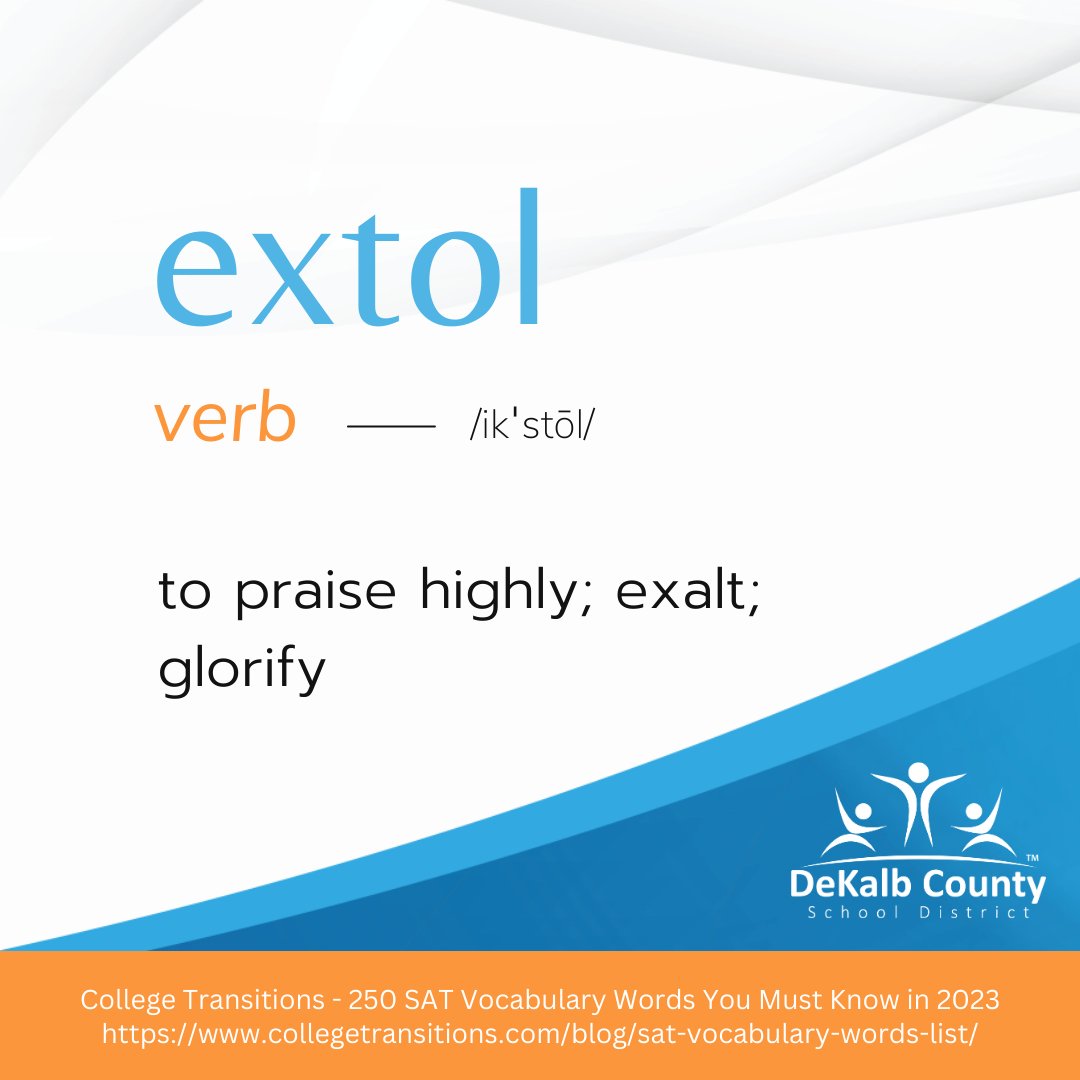 Extol Definition