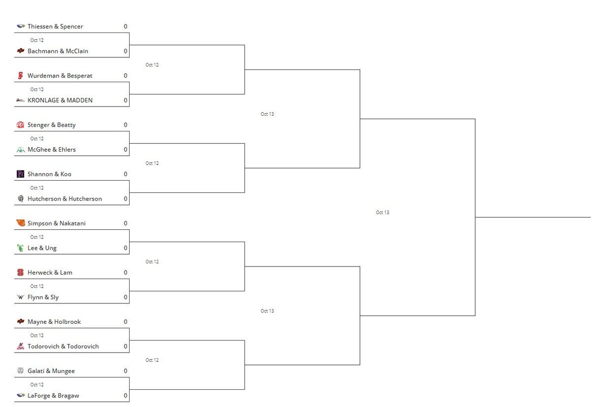 16 Team Bracket With Consolation