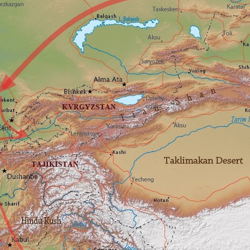 1/ A map I put together quickly for a discussion with Tengri Bows on ...