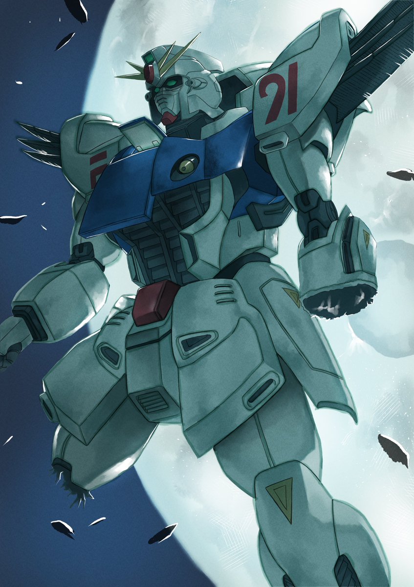 「本日は前々から一度描いてみたかったF91を描いたのすw #みんなのローアン見せて」|かとらのイラスト