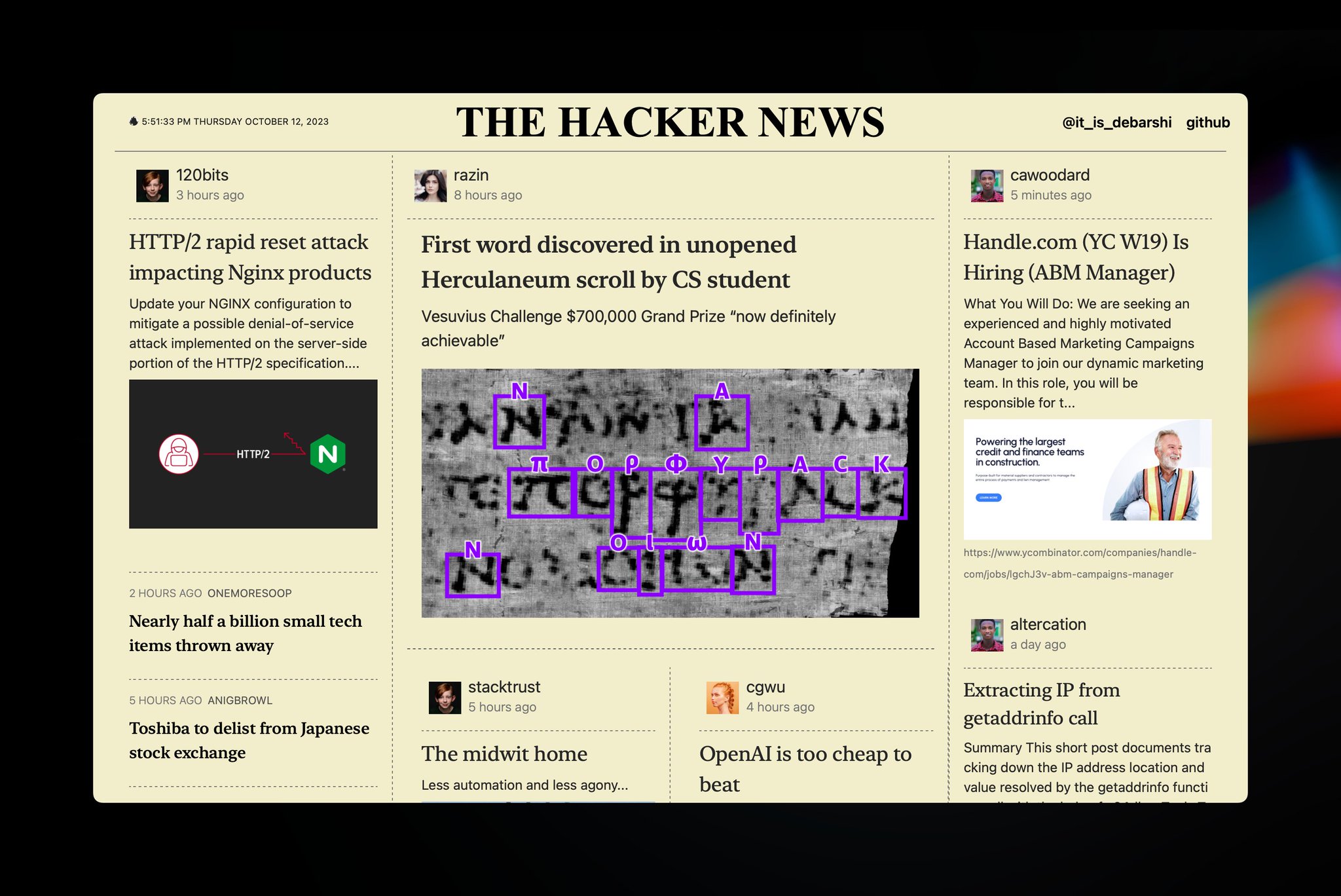 Marianas Web Screenshot