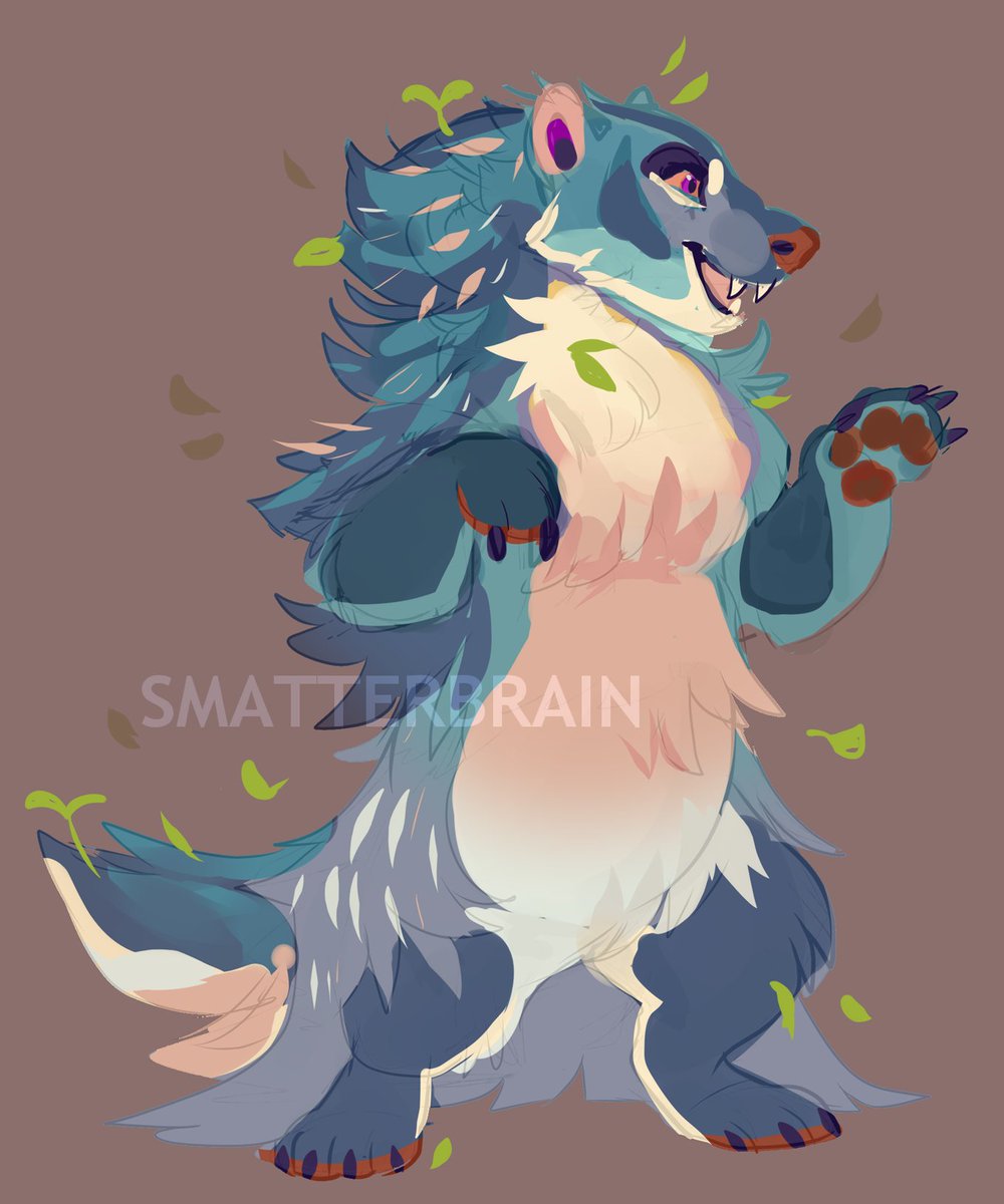 「Cooldown doodle for the day. A badger dr」|Kieran 🔜 FWAのイラスト