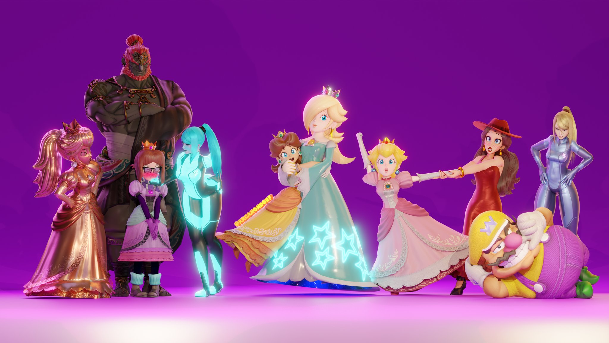 Princess Rosalina On Daisyandrosalinaclub Mario X Peach! Princess