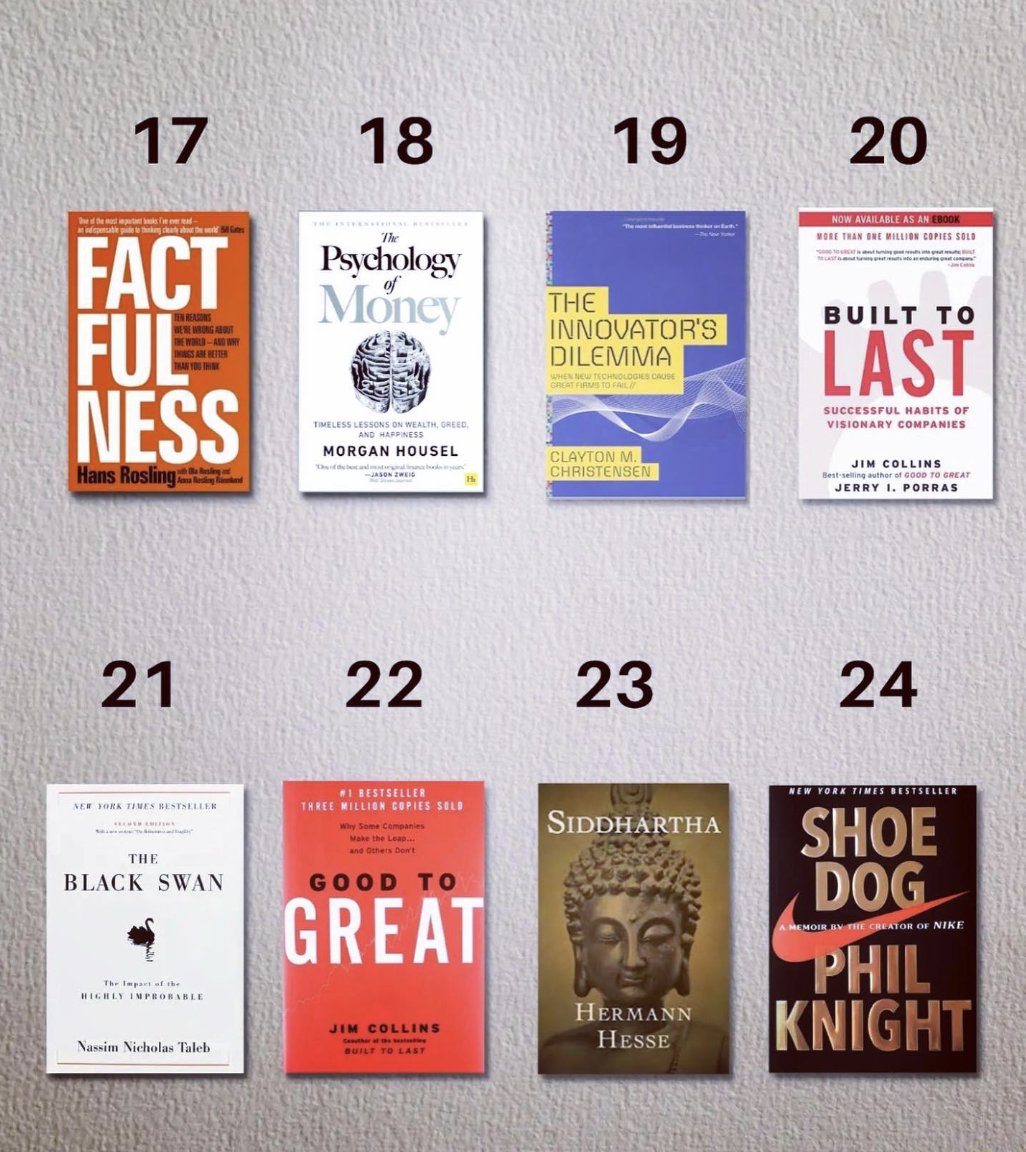 48 Books Everyone Should Read: - Thread from Upper Intention @UpperIntention - Rattibha