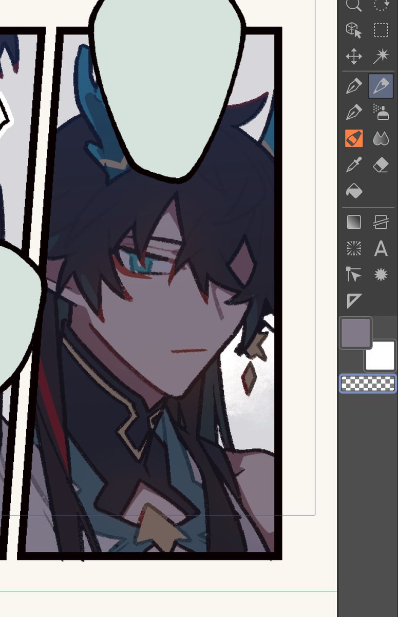 刃丹「刃丹 ちらっ 」sgtk🍌の漫画