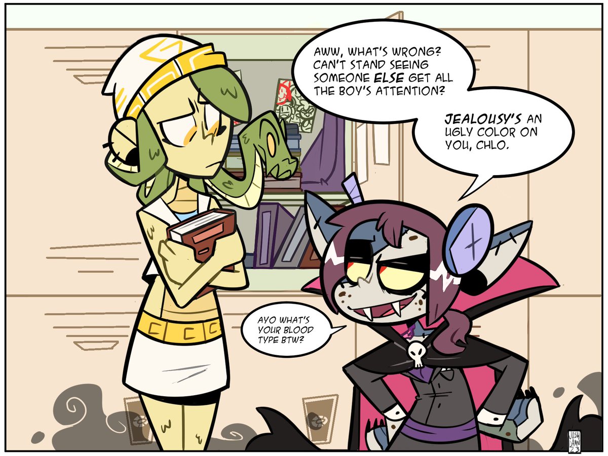 「Shelley gets a hickey 🤭💀💀 」JoshDamnの漫画