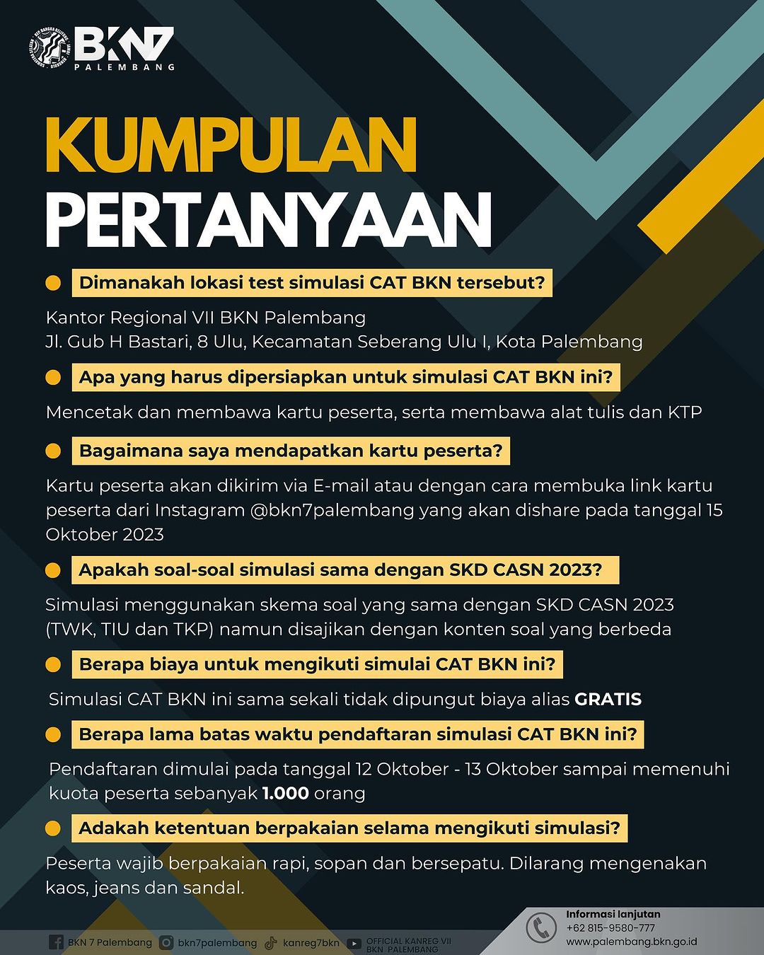 Simulasi CAT BKN Kanreg 7 BKN ~ SELEKSI CASN CPNS PPPK PROVINSI ... Simulasi CAT BKN Kanreg 7 BKN ~ SELEKSI CASN CPNS PPPK PROVINSI ...