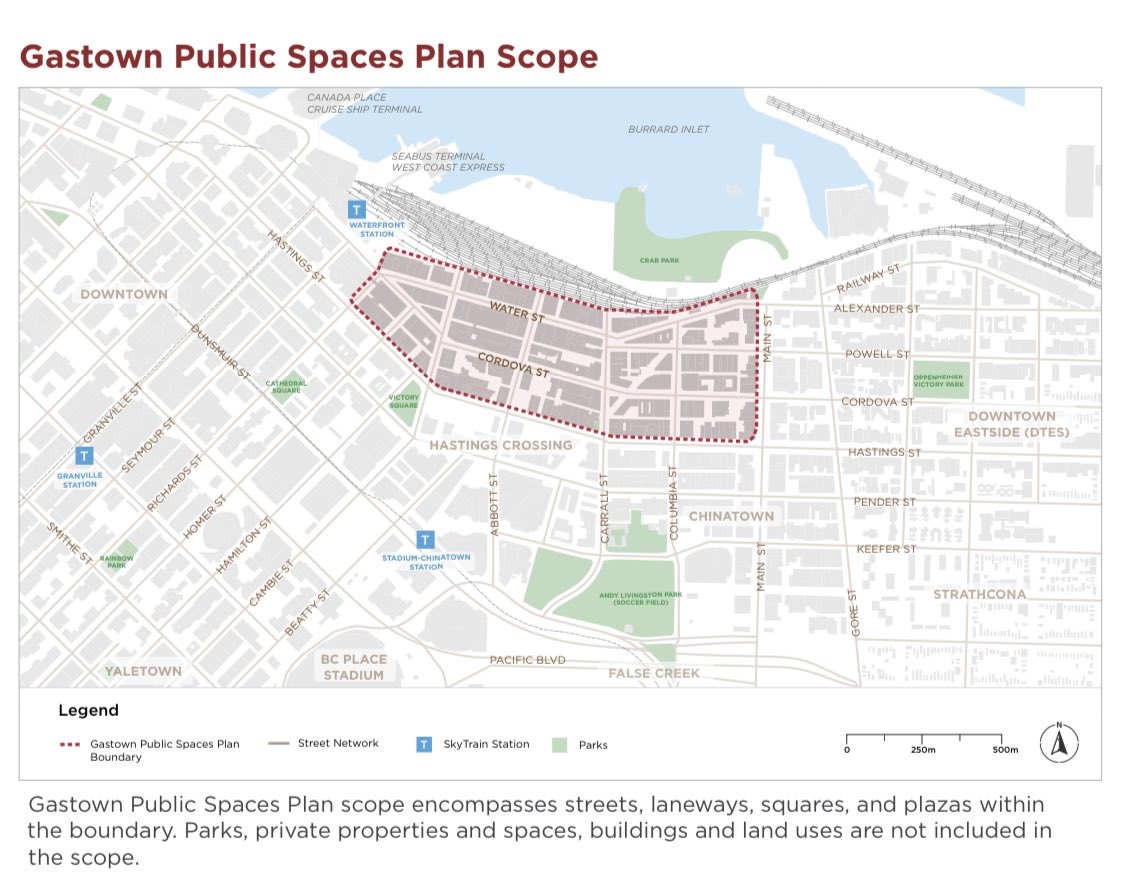 Map Of Vancouver Bc Gastown
