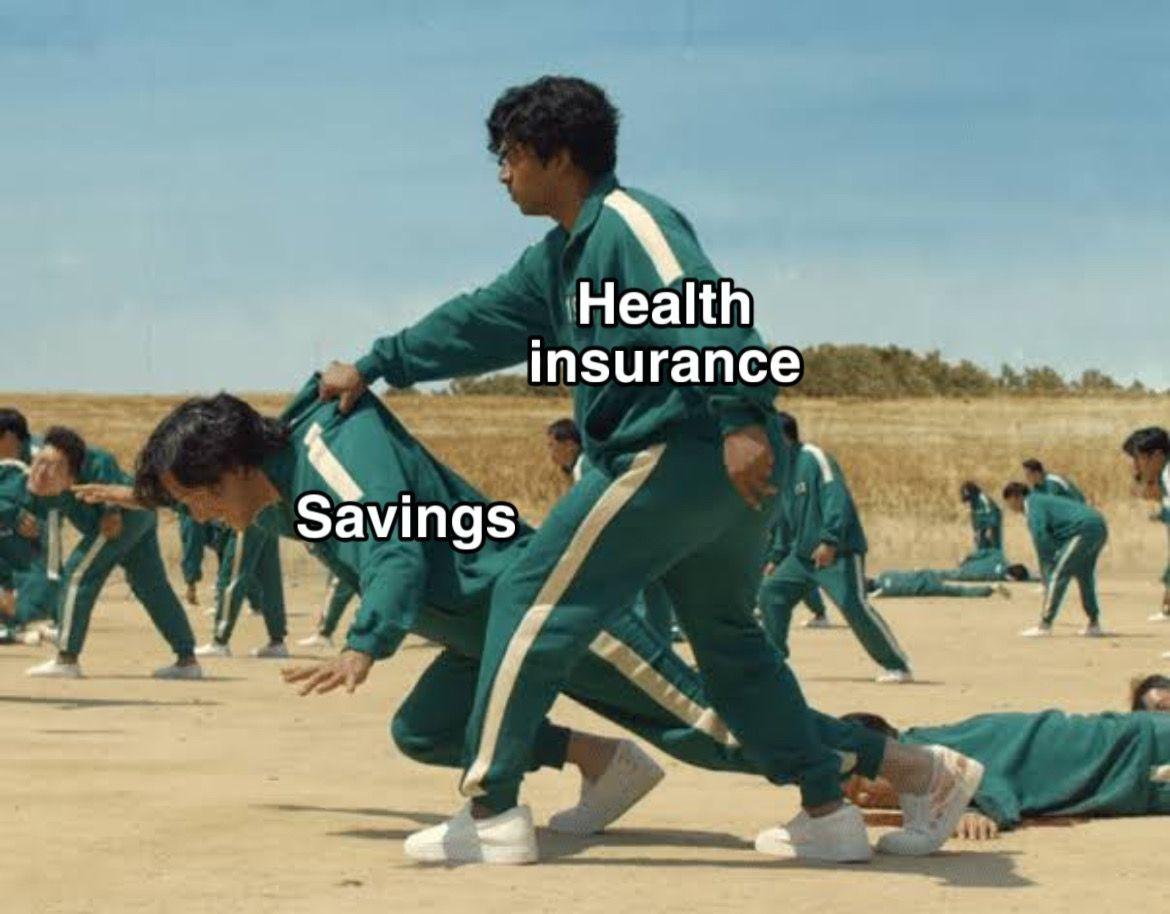 Health Insurance Memes - 🧵 - Thread from Sagar @sagarcasm - Rattibha