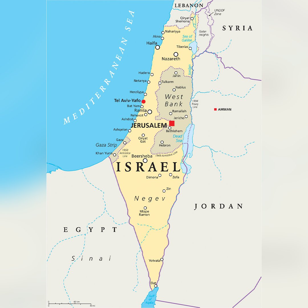 West Bank Map