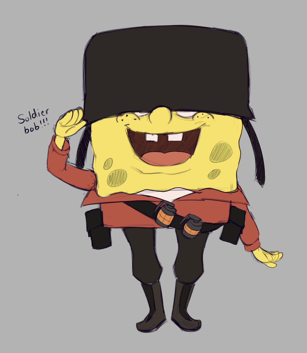 Spongebob As A Soldier