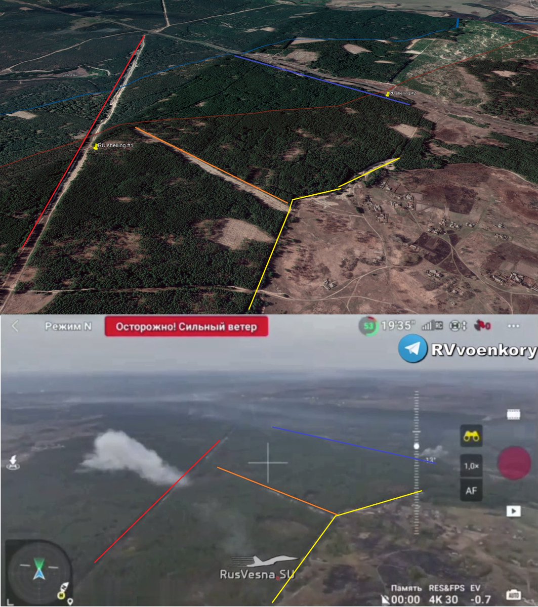 Thread By @moklasen - Russian shelling near Lyman Pershyi,...