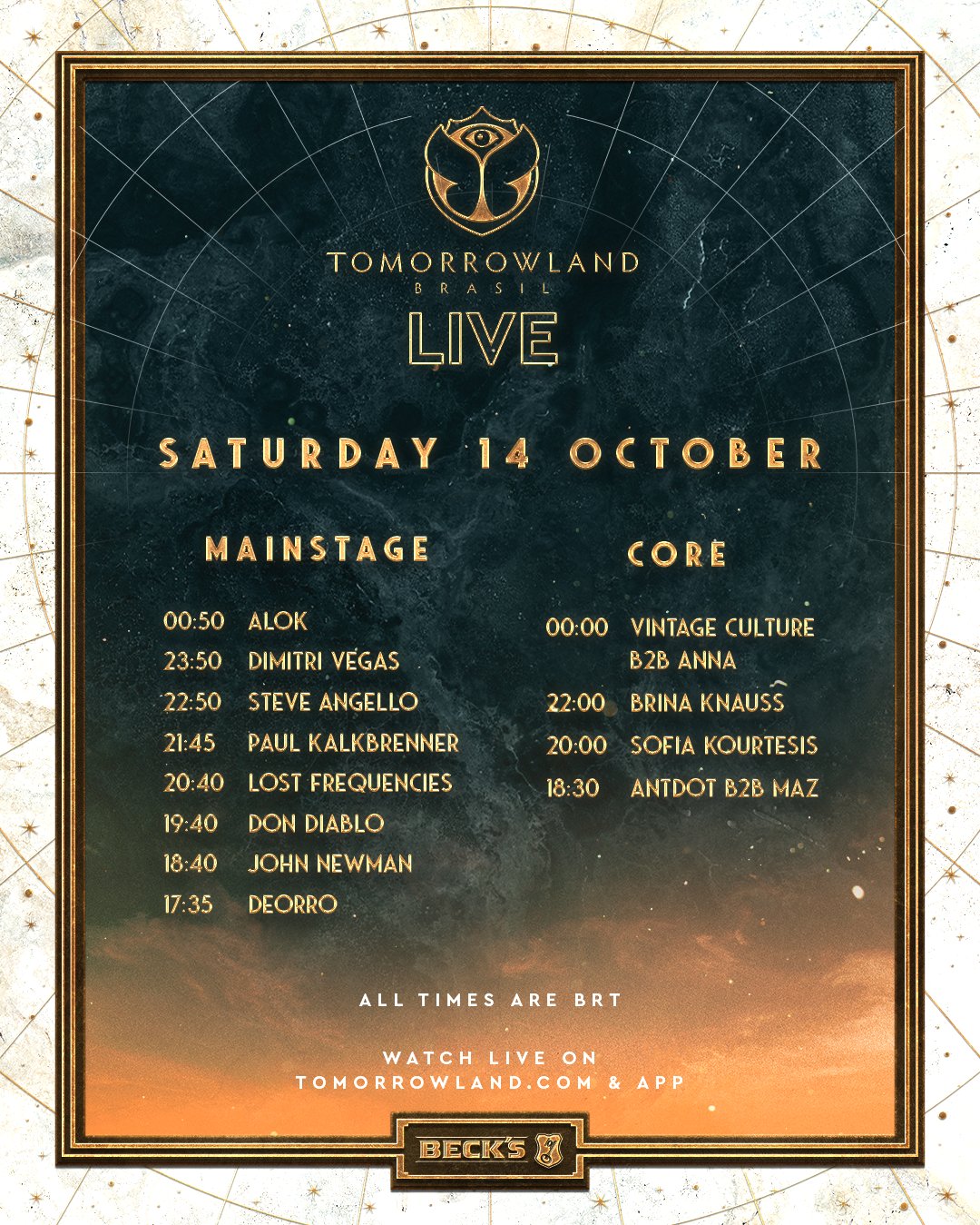 Tomorrowland 2014 Lineup Tomorrowland On X: "Tune In Today From 17:30