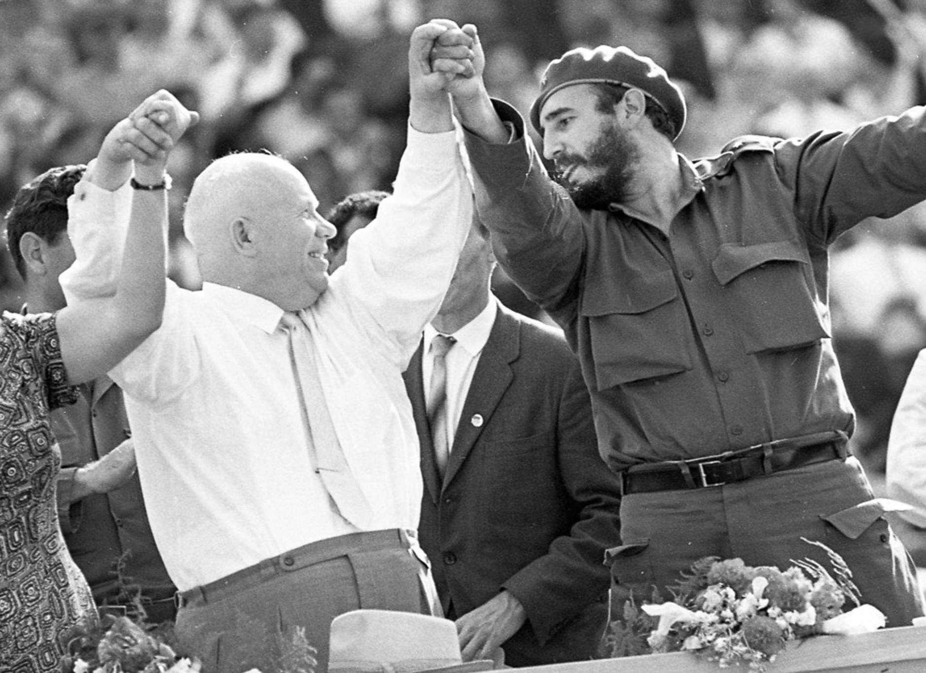 Nikita Khrushchev Castro 113 Khrushchev And Castro Stock Photos,