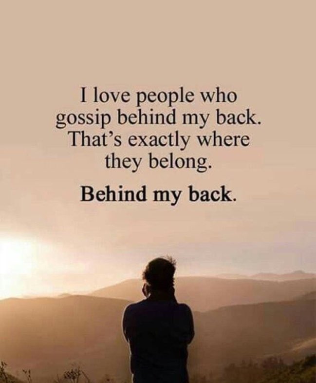Speaking Behind My Back Quotes