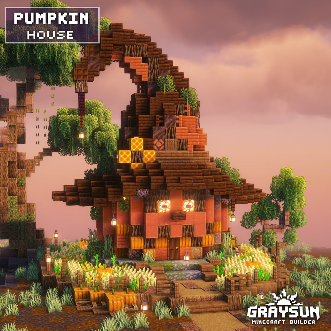 Minecraft Witch Decoration Ideas WITCH FARM | Aesthetic Minecraft