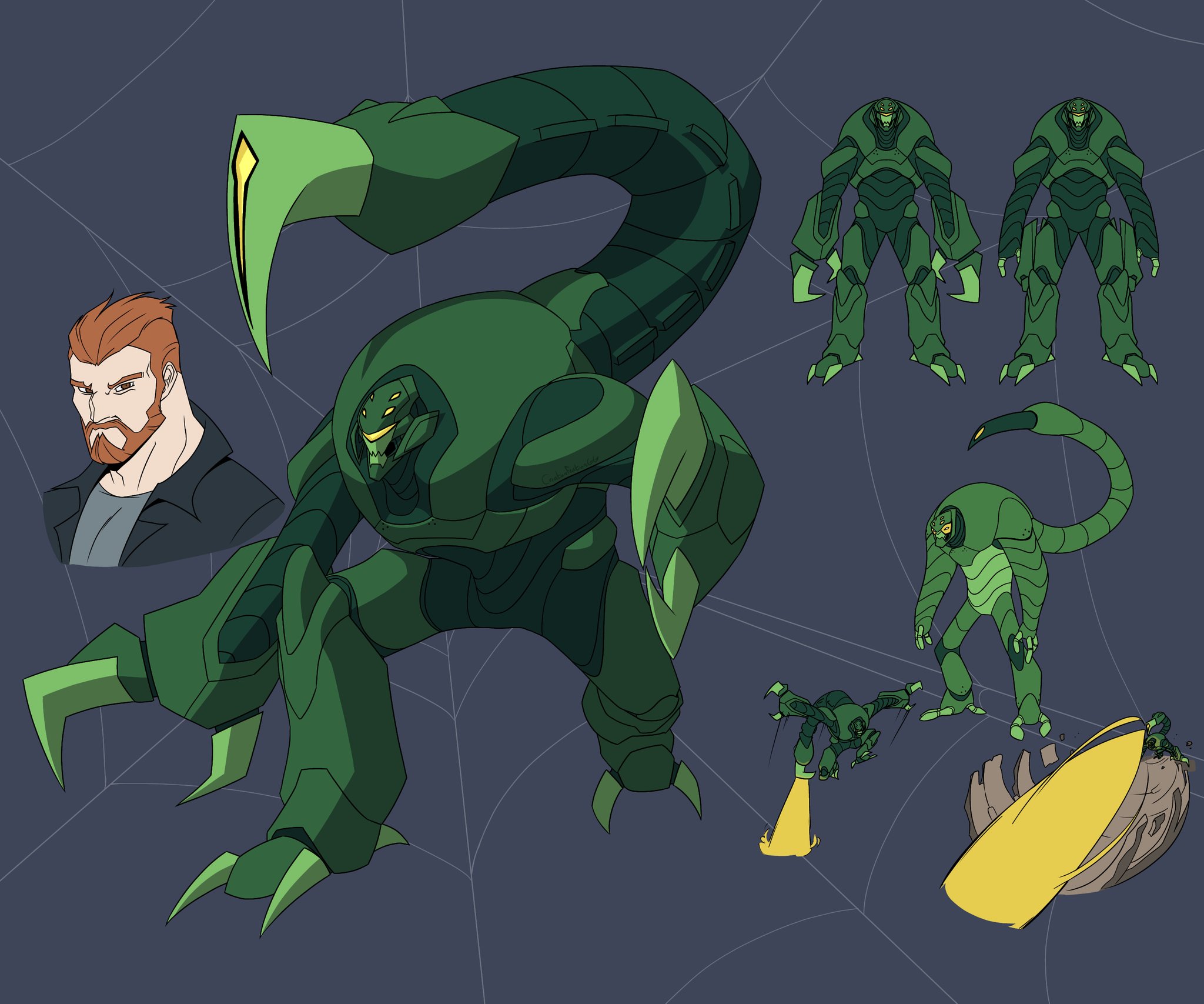 Spectacular Spider Man Scorpion Spider Man's PS4 'Advanced Suit' Is