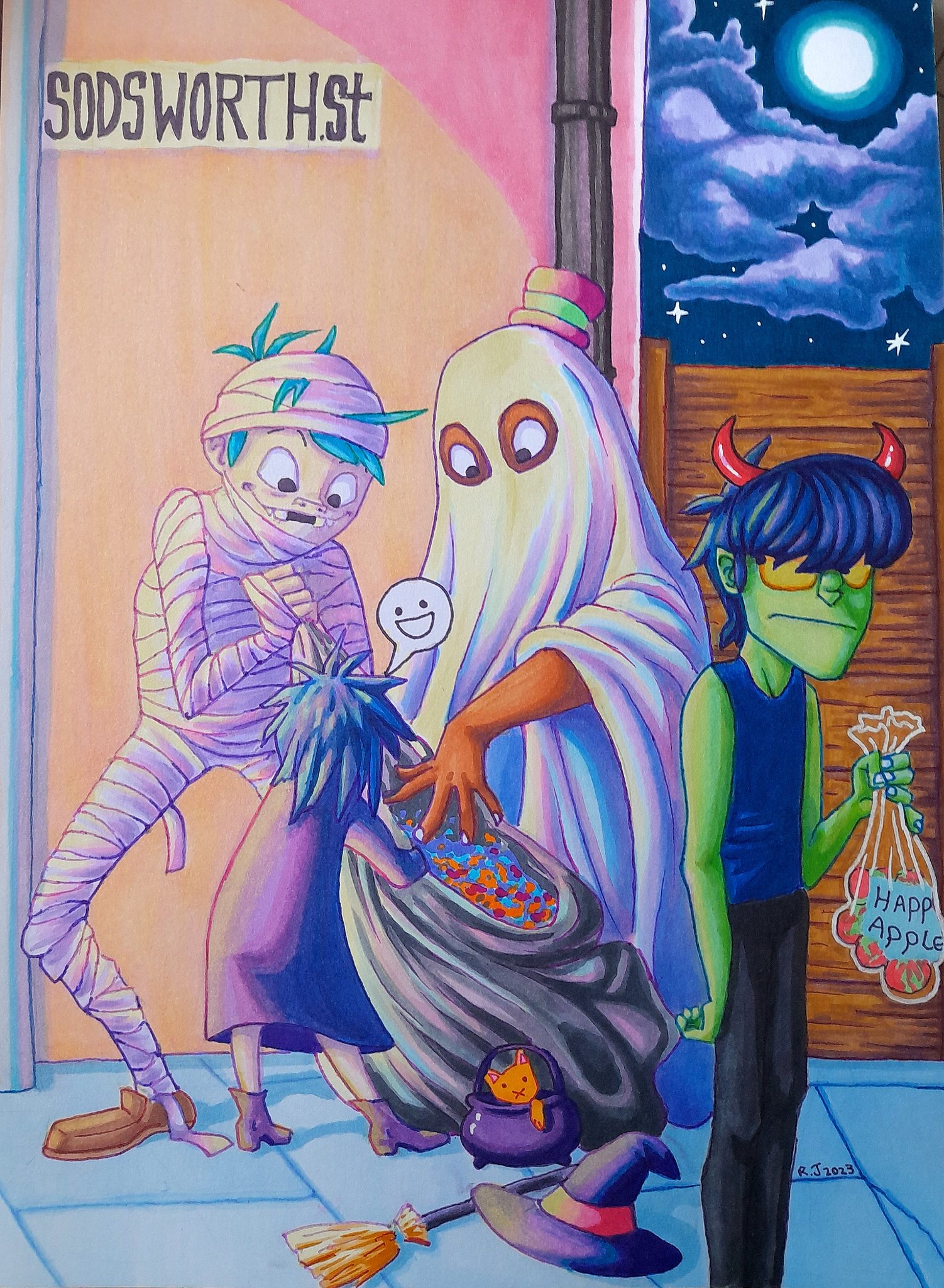 Gorillaz Russel Ghost