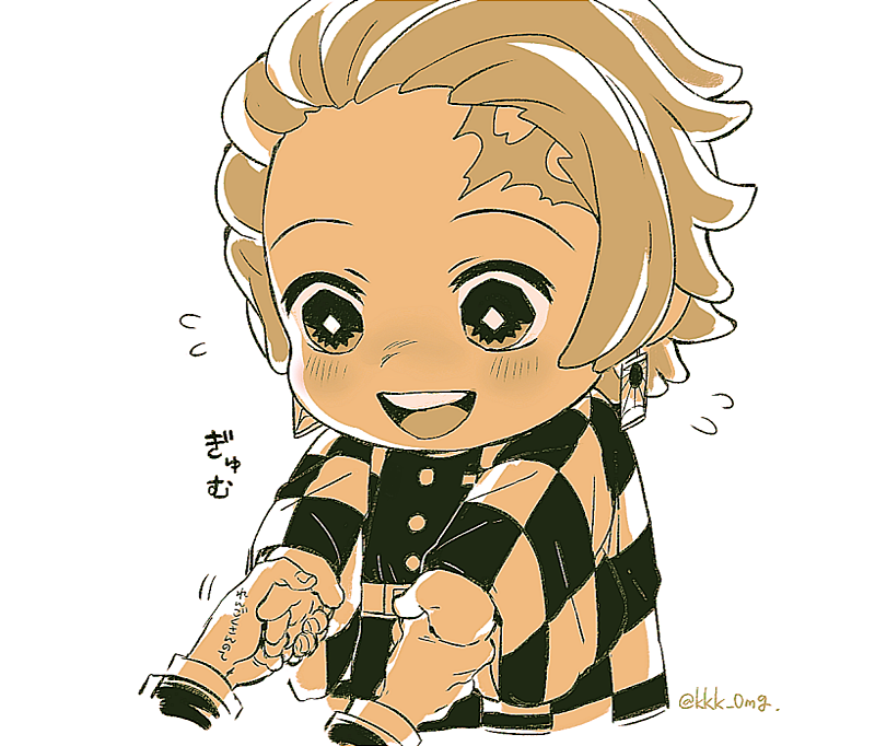 kamado nezuko ,kamado tanjirou 1girl multiple boys blonde hair scar ...