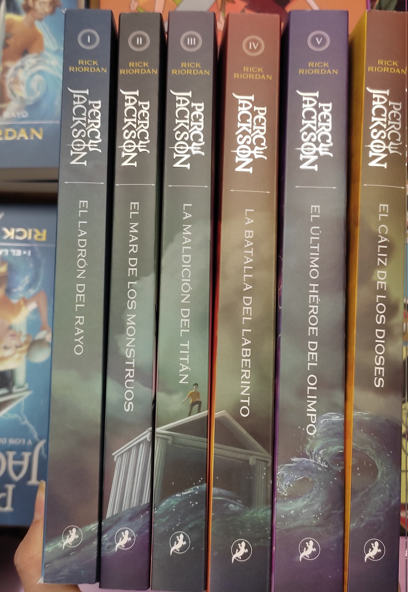 Portadas De Libros De Percy Jackson Percy Jackson And The Olympians: