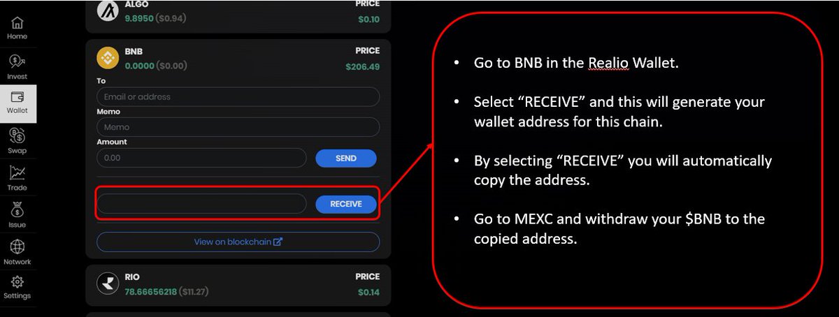 Swap your $RIO to the BNB Chain and Earn Rewards! @realio_network have ...