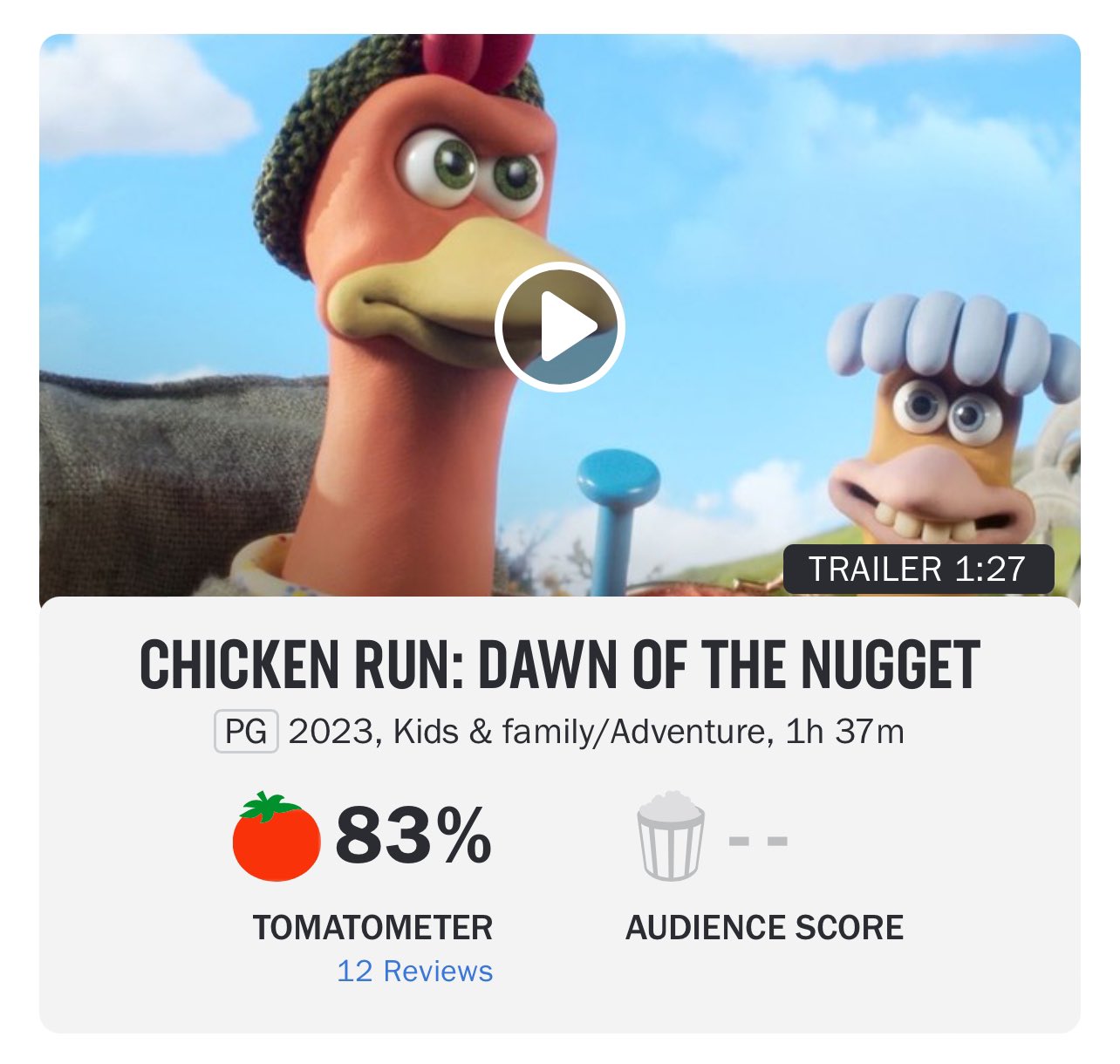 Chicken Run Movie Trailer