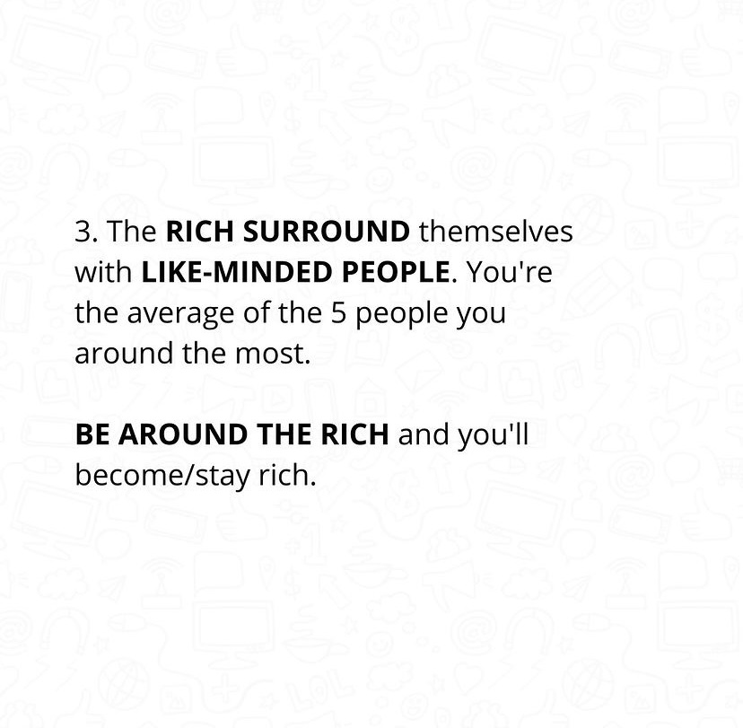 5 Reasons RICH don’t talk to the POOR: -Thread- - Thread from Conqueror ...