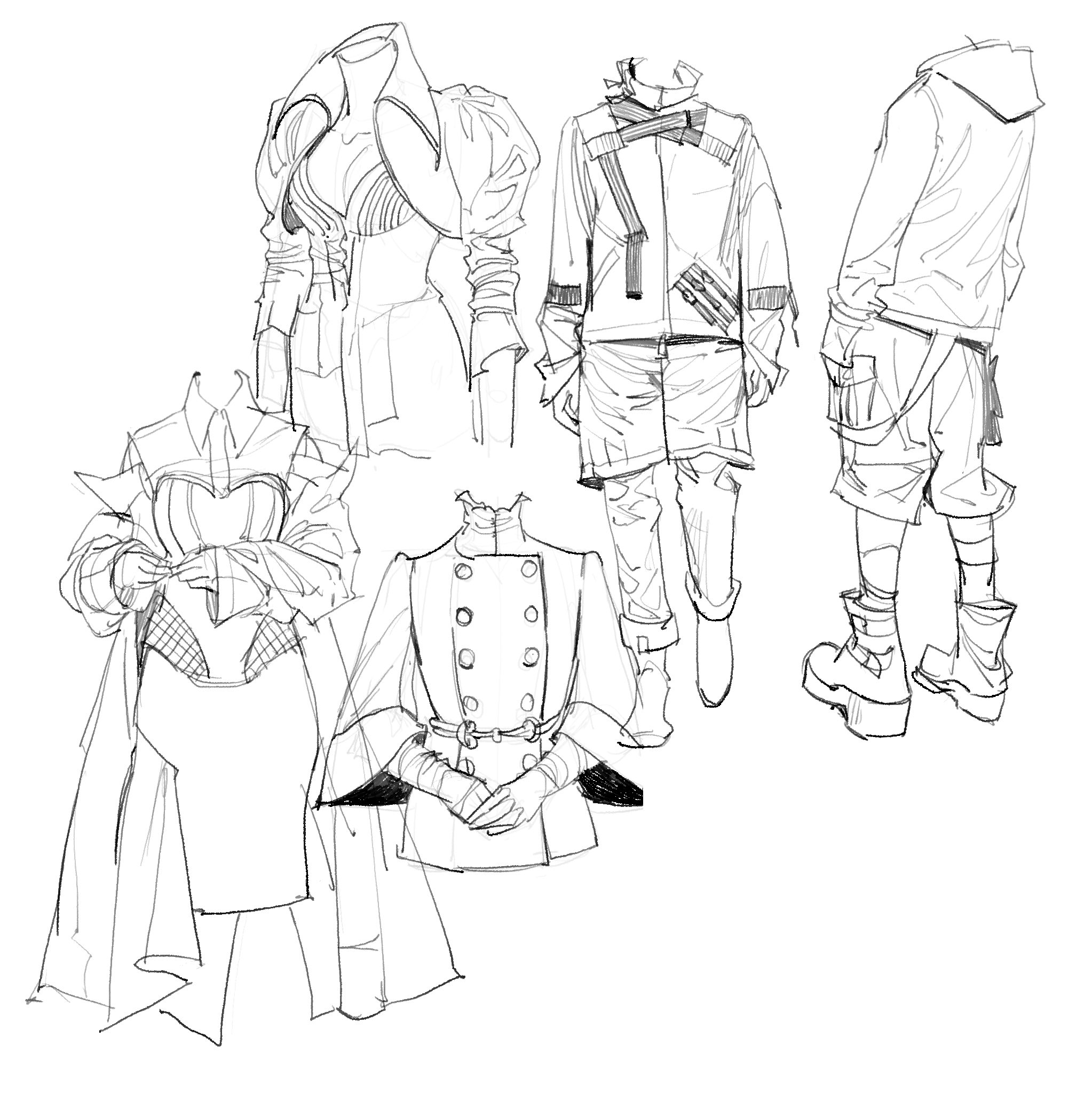 Anime Clothes Reference