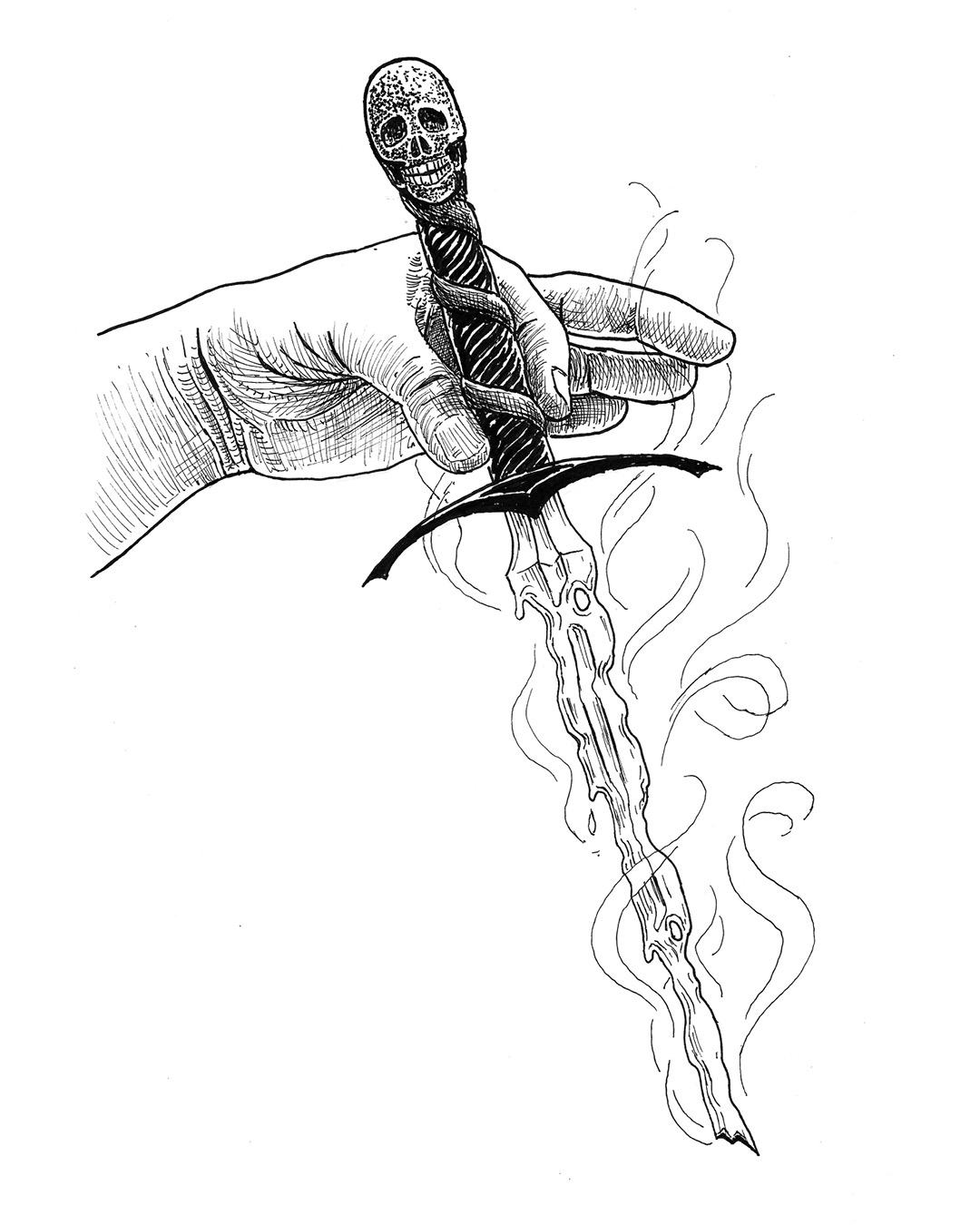 Macbeth Dagger Drawing