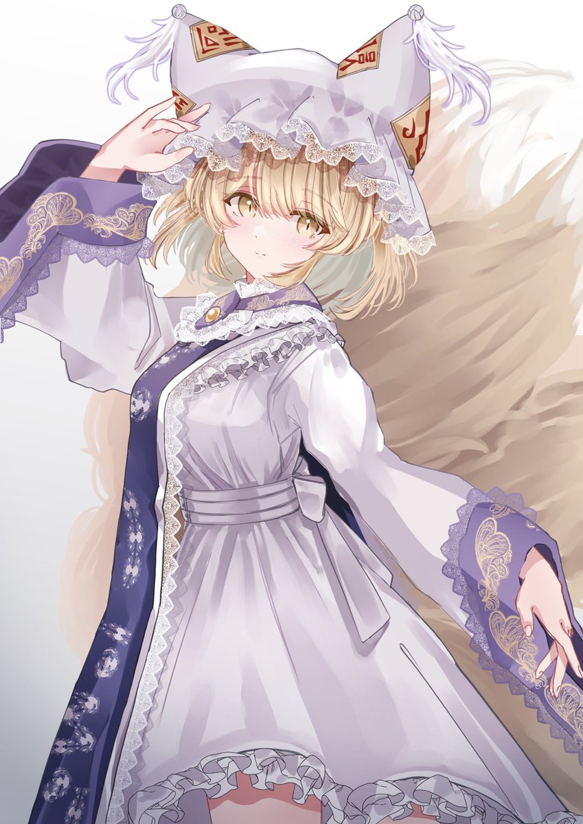 東方「週刊藍さま㊶#東方Project #八雲藍 」|更紗灯弾@例大祭お36bのイラスト