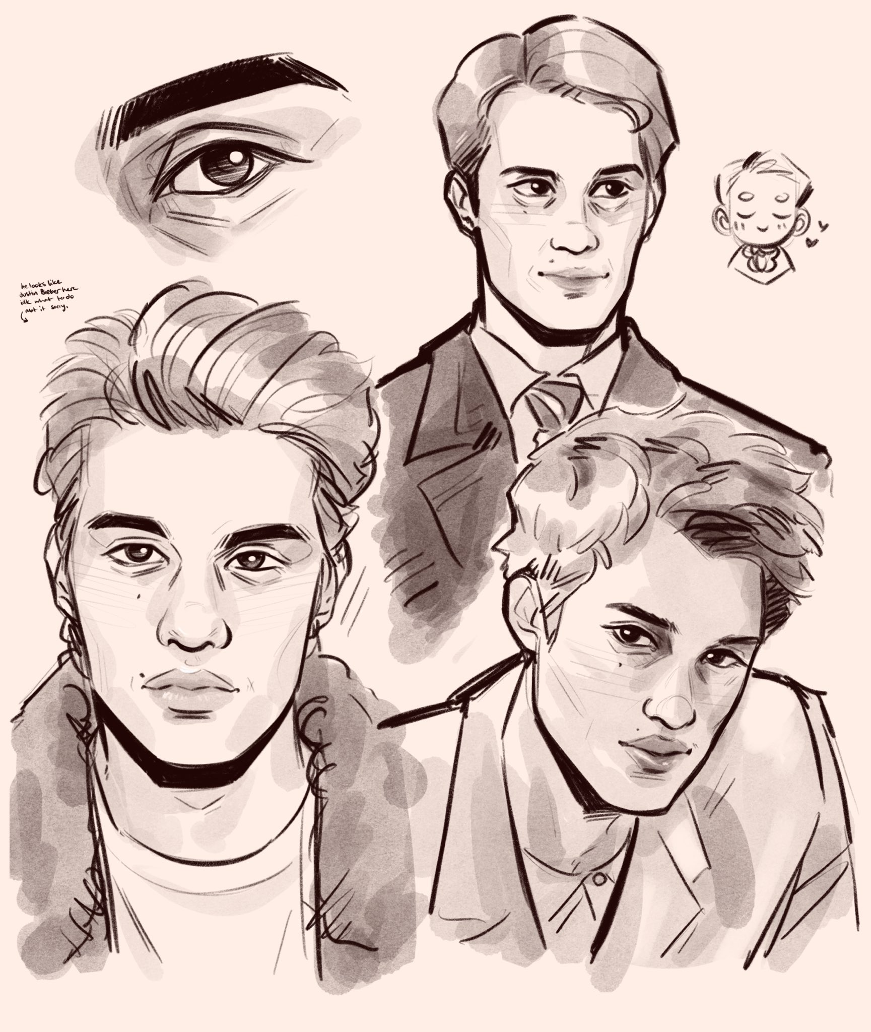 The Outsiders Characters Drawing