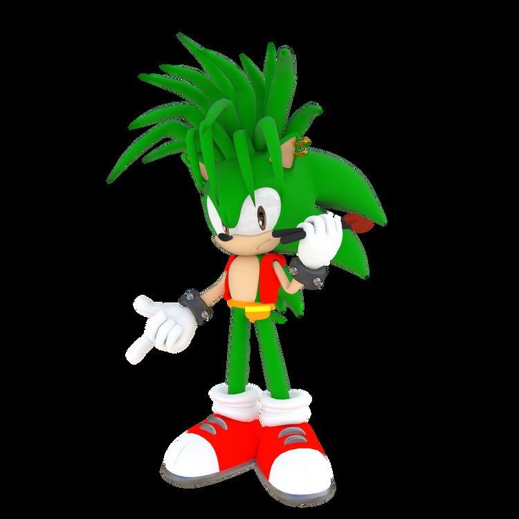 Manic The Hedgehog 3d