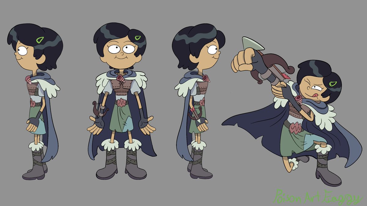 I finished my character analysis project for animation class. A front ...