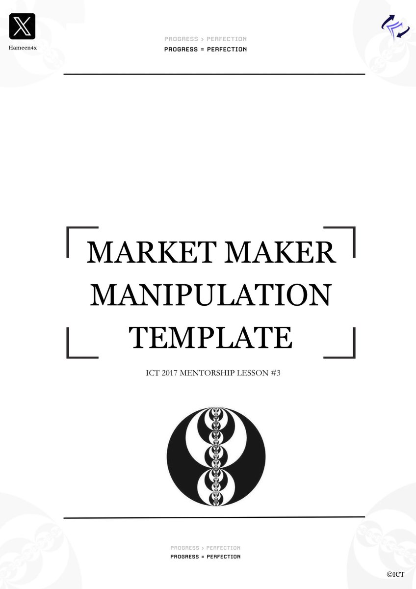 🗒️ • The Market Maker Manipulation Template The weekly profiles ...