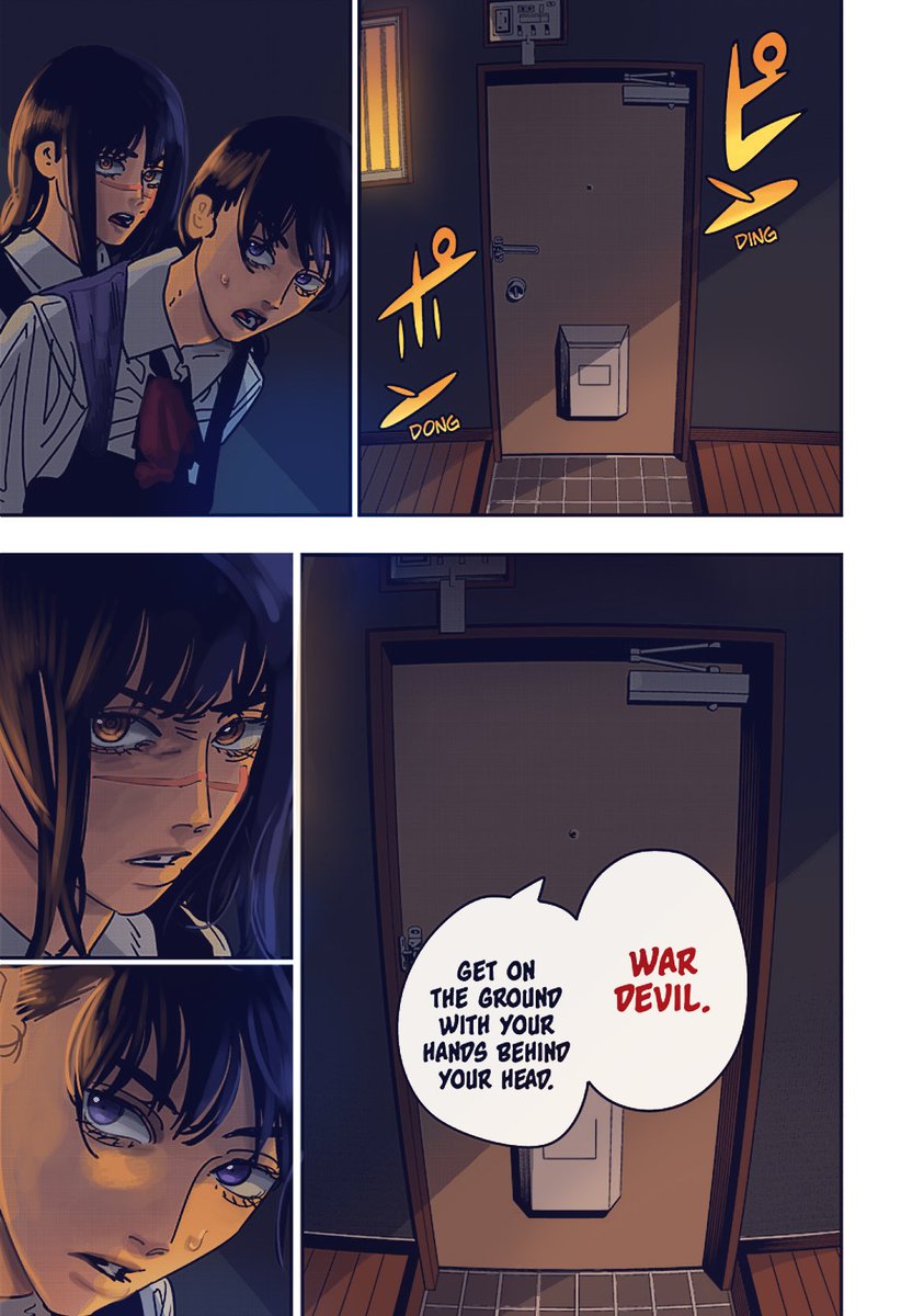 Chainsaw Man Chapter 145 Full Color Colored by Me! Enjoy! 🧵