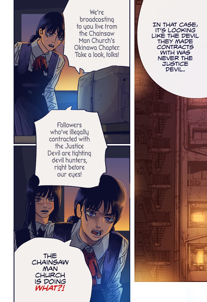 Chainsaw Man Chapter 145 Full Color Colored by Me! Enjoy! 🧵