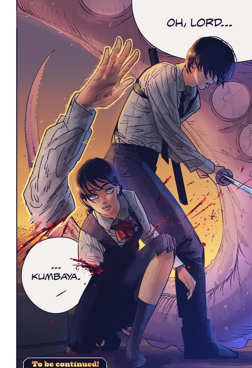 Chainsaw Man Chapter 145 Full Color Colored by Me! Enjoy! 🧵