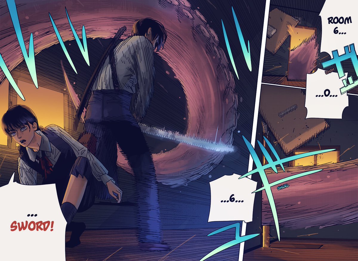 Chainsaw Man Chapter 145 Full Color Colored by Me! Enjoy! 🧵