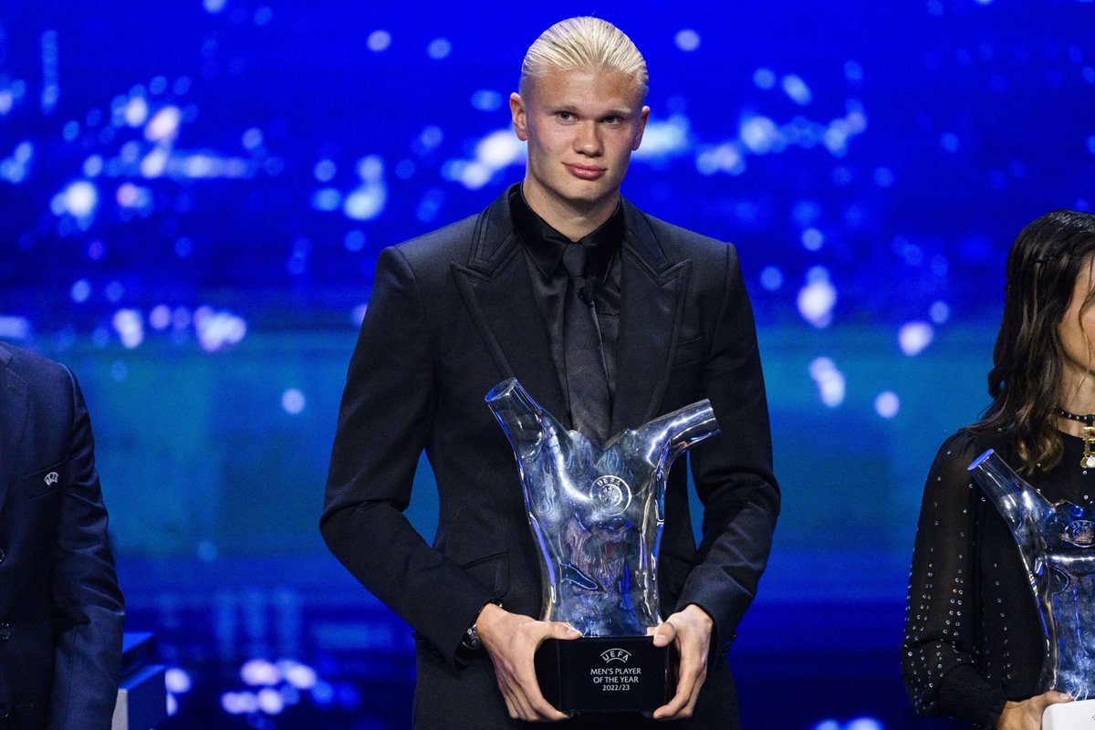 Erling Haaland at 23: - 1 PL Golden Boot - 2 UCL top scorers - 1 ...