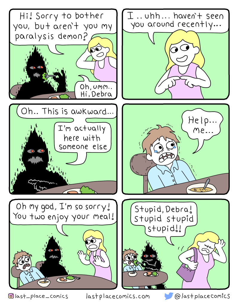 「👿Sleep Paralysis Demon👿」Zach | Last Place Comicsの漫画