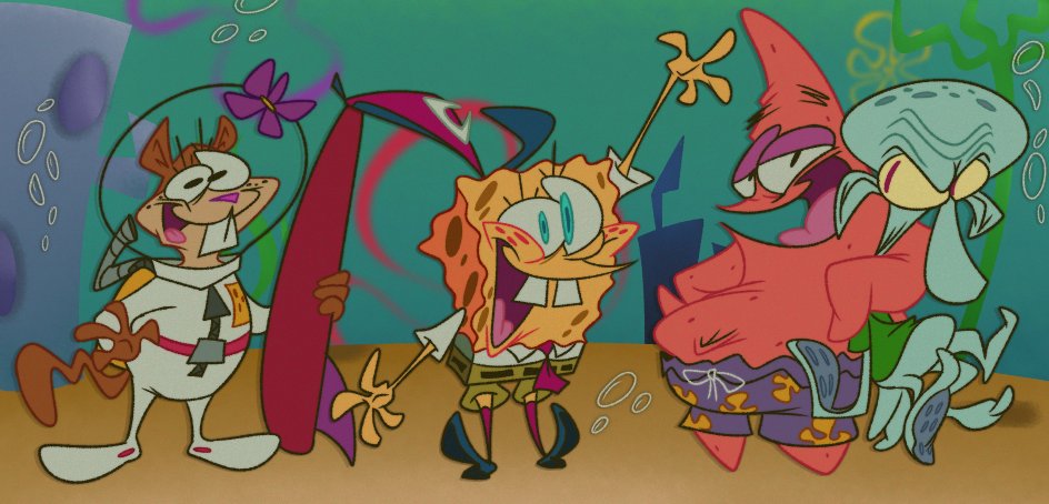 Squidward Spongebob Connected