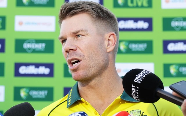 David Warner said, "I would like to see umpire's stats going on the big ...