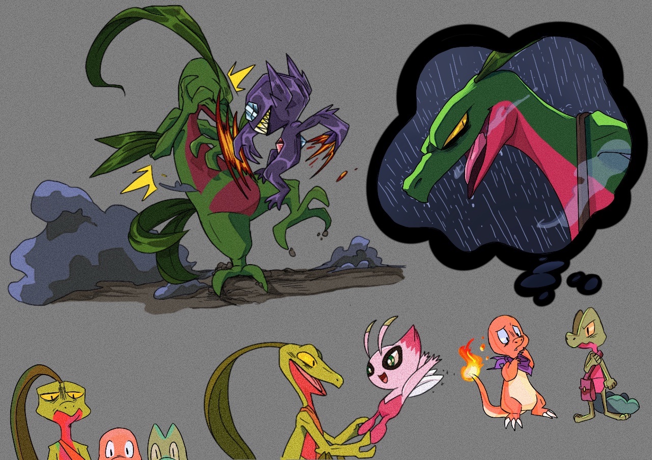 Grovyle Pokemon Mystery Dungeon