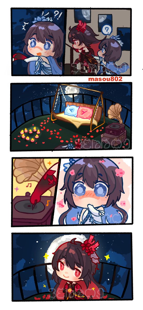 「Together forever ️💙 #ゼーレ生誕祭 #HonkaiImpact3rd #Seele #双希 」アスターの漫画